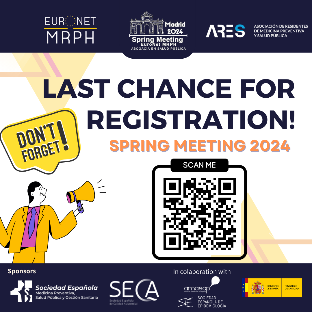 Re-opening registrations for the Spring Meeting 2024 - EuroNet MRPH